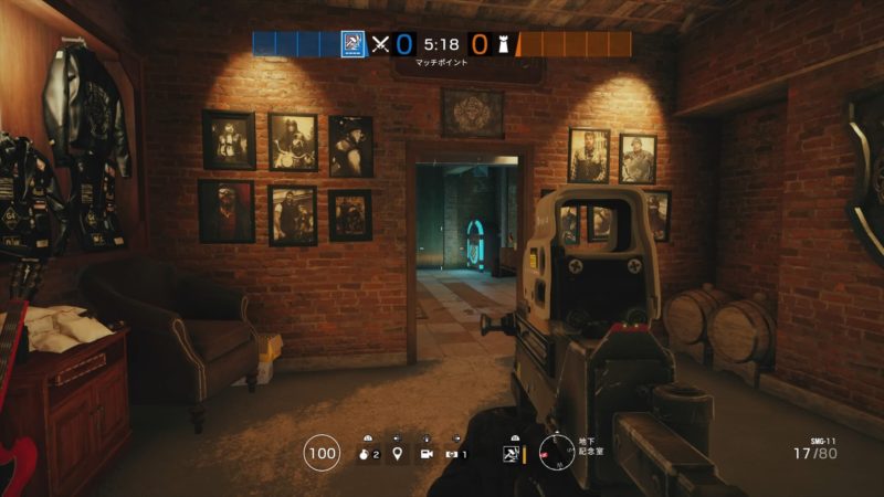 【R6S】クラブハウス 監視カメラと落とし戸の位置【初心者向け】